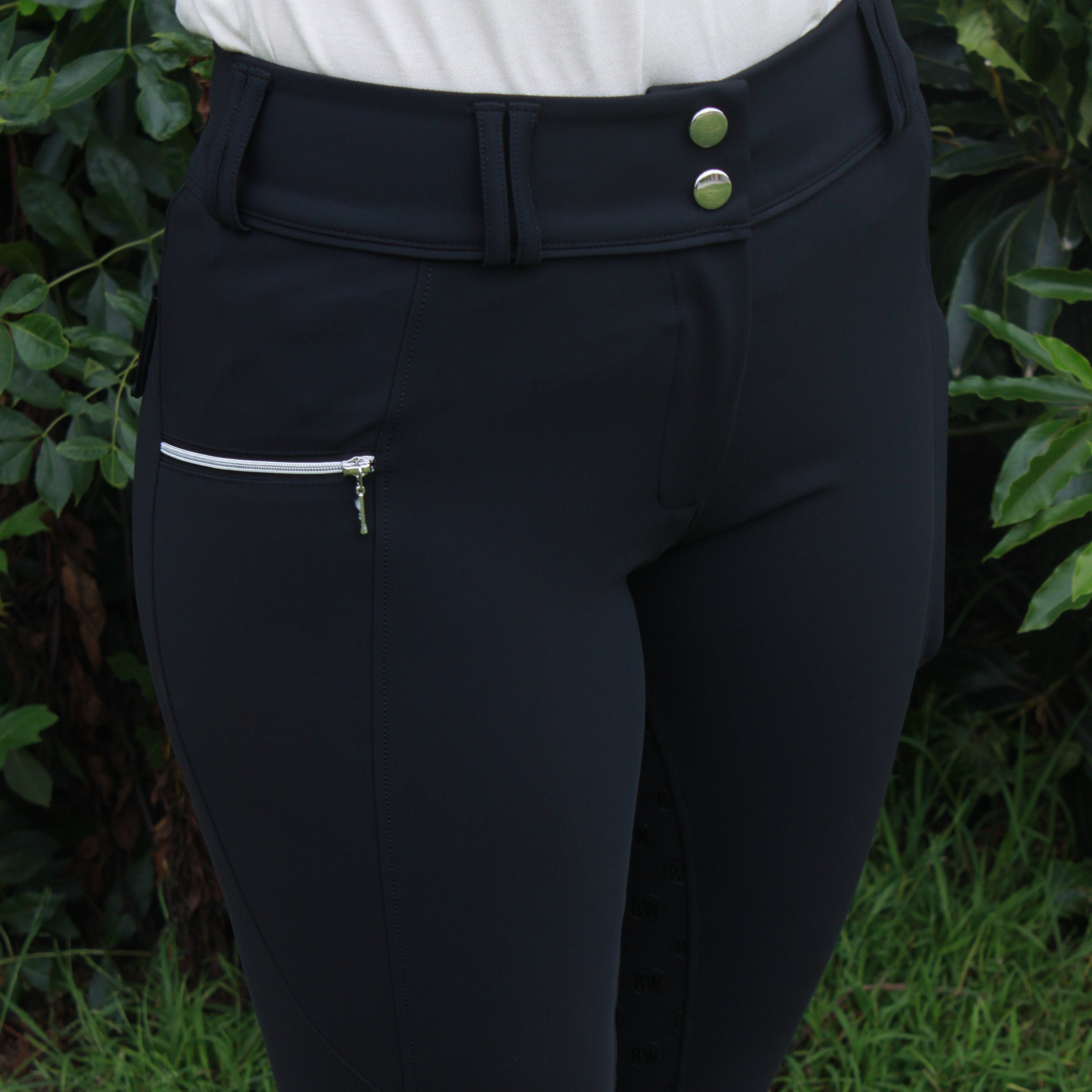 RW Full Grip Breeches - Black – RW Equestrian